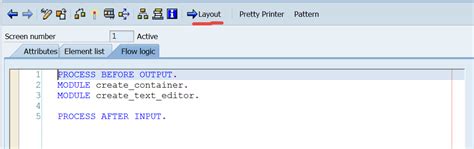 Text Editor Using Clguitextedit Sapcodes