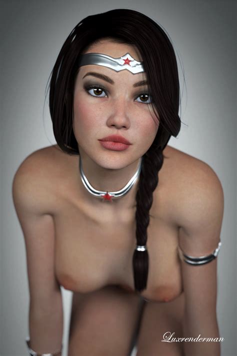 Rule D Armband Bracelet Breasts Brown Eyes Brown Hair Cosplay Dc Leaning Looking At Viewer