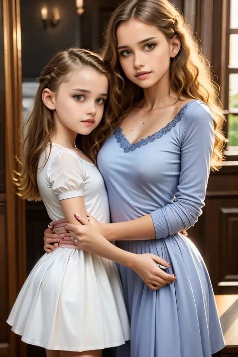 Mother Daughter Underwear Seaart Al Free Al Art Generator