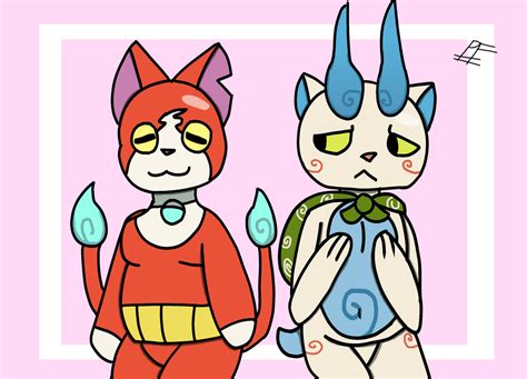 Jibanyan And Komasan By Pathfinderng On Newgrounds
