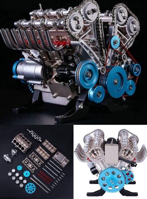 TECHING DIY V Engine Kit Build Your Own Car Engine
