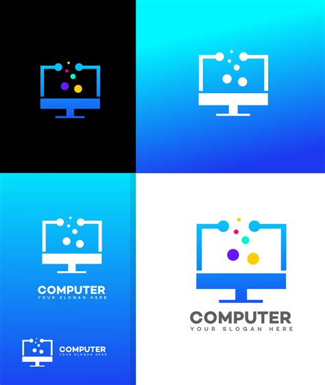 Computer Hardware Logo Vector Template 36286372 Vector Art At Vecteezy