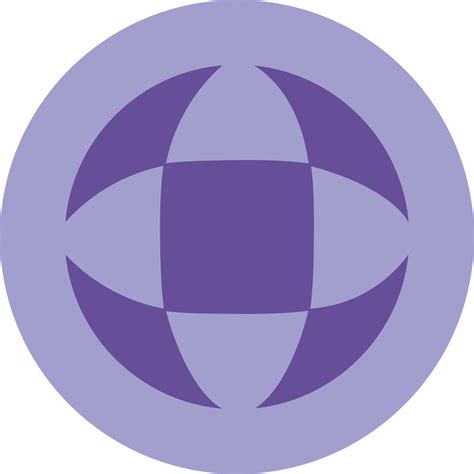 Purple Globe Illustration On A White Background 13705078 Vector Art