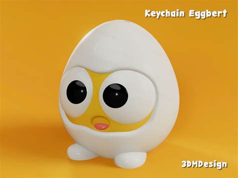 Keychain Eggbert By 3dmdesign Makerworld