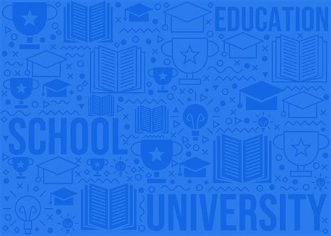 Premium Vector Education Student And School Background Or Pattern Design