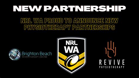 Nrl Wa Link Up With Physiotherapy Partners Nrl Wa