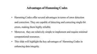 Hamming Codes And Cyclic Codes Pptx