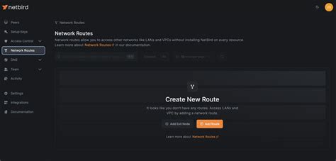 netbird network routes and exit nodes
