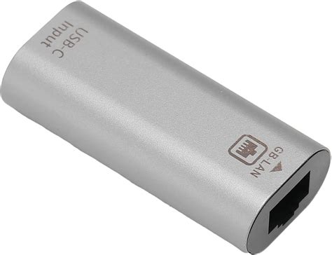 Zhaagrj Usb C Female To Rj45 Female Ethernet Adapter 10 100 1000mbps No Driver Easily Use