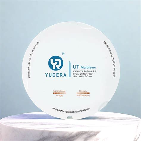 Yrc Next Gen High Performance Ut Multilayer Zirconia Block Zirconia Blocks And Zirconia