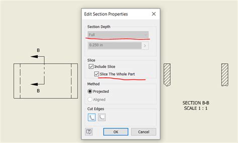 Solved Section View Cross Section View Autodesk Community