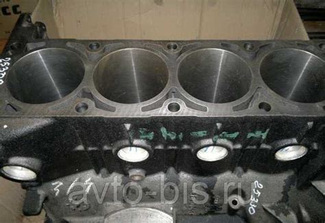 Блок цилиндров, коленвал двигателей змз-405 406, змз-409, дефект