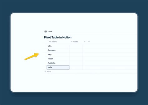 how to create a pivot table in notion 3 ways