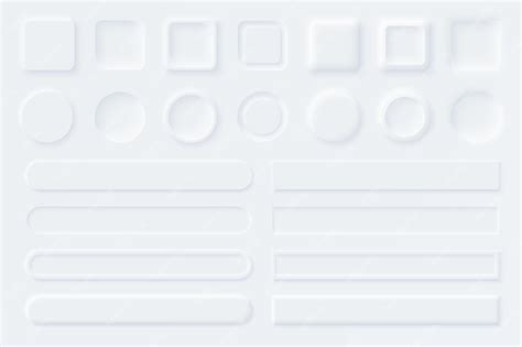 Premium Vector Neumorphic Ui Ux White User Interface Elements Sliders For Websites Mobile