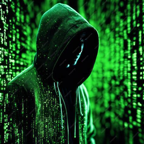 Premium Ai Image Hacker Background Data Thief Internet Attack Darknet Fraud Dangerous Viruses