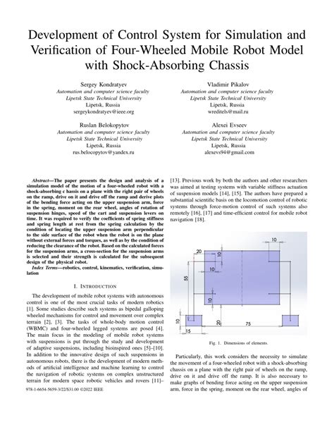 Pdf Development Of Control System For Simulation And Verification Of Four Wheeled Mobile Robot