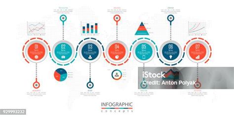 차트 다이어그램 웹 디자인 워크플로 레이아웃에 대 한 추상 Infographic 비즈니스 템플릿 0명에 대한 스톡 벡터 아트 및 기타 이미지 Istock