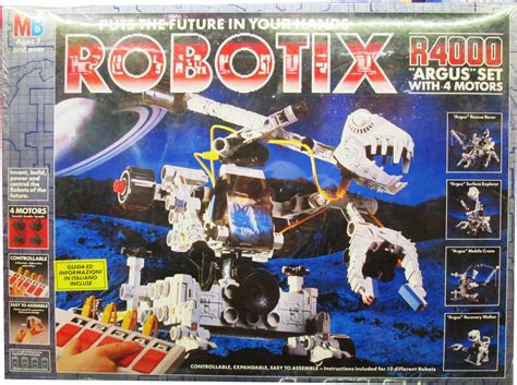 Robotix R4000 Argus Set With 4 Motors Mb Milton Bradley