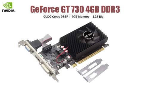 Nvidia Gt 730 Graphics Card 4gb Ddr3 128 Bits Desktop Video Card For Gaming Pc Dvi I Hdmi Vga
