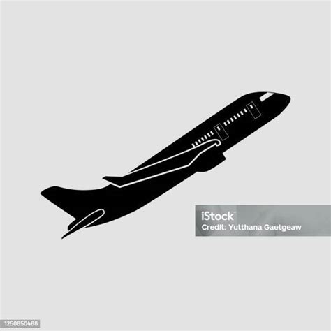 비행기 아이콘 비행기 로고 템플릿 아이콘 디자인 벡터 일러스트2 3차원 형태에 대한 스톡 벡터 아트 및 기타 이미지 3차원 형태 공항 교통수단 Istock