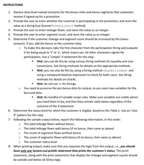 Solved Instructions 1 Declare Class Level Named Constants