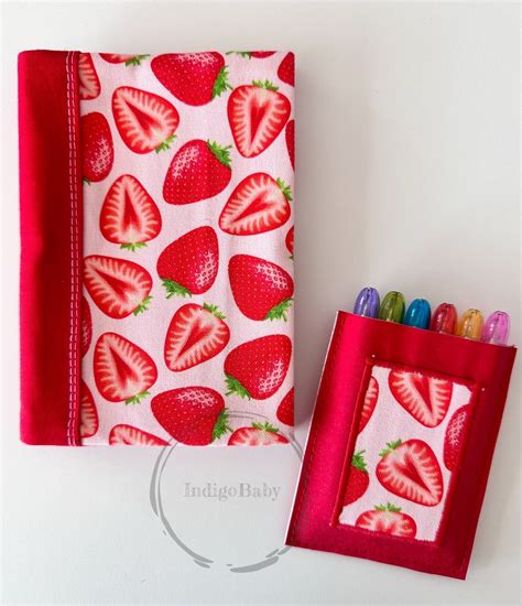 Mini Notebook Strawberry Indigo Baby
