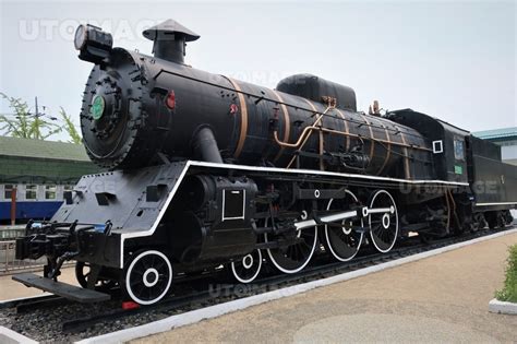 유토이미지 파시 증기기관차 전시