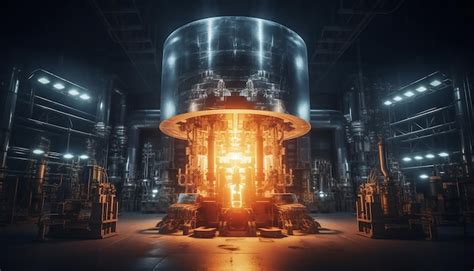 Premium AI Image Nuclear Energy Creative Nuclear Technology Photo
