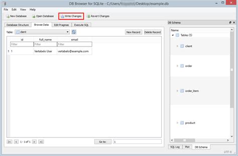 How To Start With Vertabelo And Sqlite Vertabelo Database Modeler