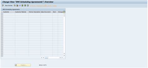 smi agreements sap tcode maintain smi agreements transaction code