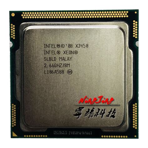Intel Xeon X3450 2 667 Ghz Quad Core Eight Thread 95w Cpu Processor 8m 95w Lga 1156 Cpus