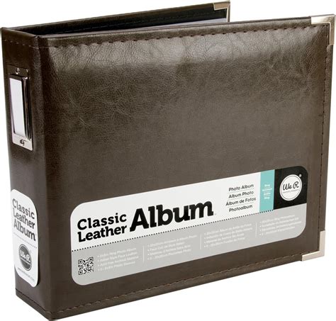 Amazon Com We R Memory Keepers Dark Chocolate Classic Leather X Ring Photo Album Home Kitchen