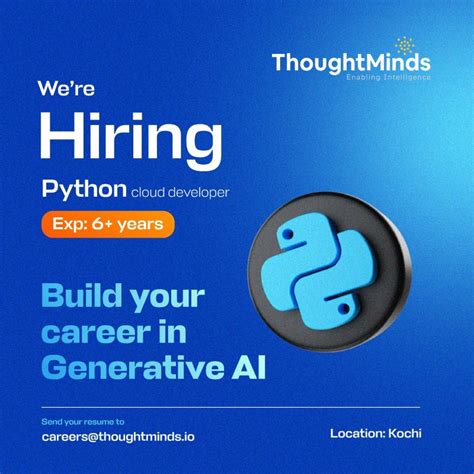 Jithin U S On Linkedin Pythonjobs Kochijobs Pythondevelopers