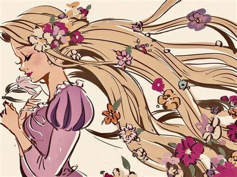 Rapunzel Fan Art Wallpaper