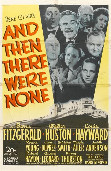 Poster And Then There Were None 1945 Poster 2 Din 3 Cinemagiaro