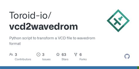 Github Toroid Io Vcd Wavedrom Python Script To Transform A Vcd File To Wavedrom Format
