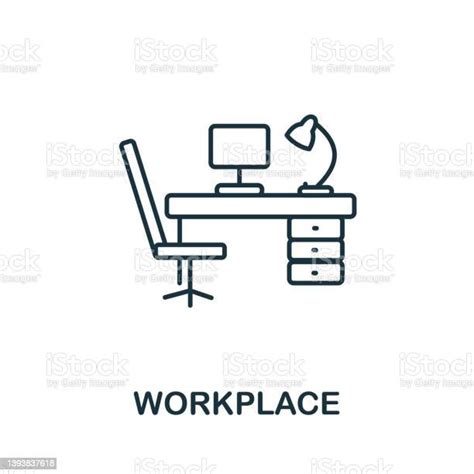 회사 아이콘입니다 생산성 아이콘 컬렉션의 선 스타일 기호입니다 로고 인포 그래픽 Ux 및 Ui를위한 직장 창조적 인 요소 감시에 대한 스톡 벡터 아트 및 기타 이미지