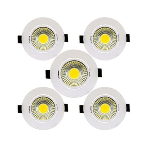 خرید و قیمت لامپ هالوژن ال ای دی 7 وات بسته 5 عددی مدل سقفی ترب