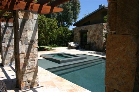 Knife Edge Perimeter Overflow Pool Lautner Edge Contemporary Pool Los Angeles By