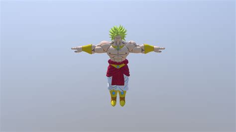 Broly Dragon Ball 3d Models Print Stl Obj Instant Dow