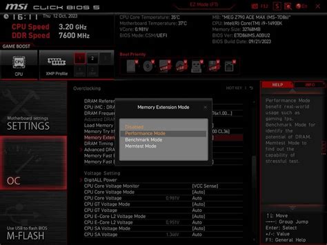 MSI Memory Extension Mode Aumenta Un 6 Los FPS En Juegos