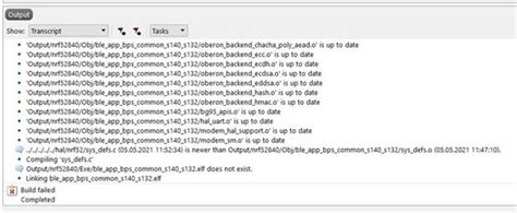 NRF52840 SES Issue During Linking Elf Doesn T Exist Nordic Q A