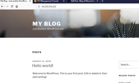 Aws Wordpress Deploy Wordpress On Aws Linux Using Terraform Ec2 Rds And Efs Blog Of
