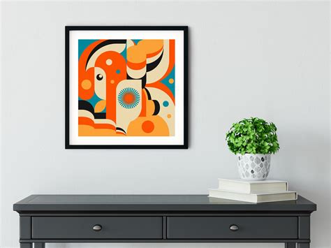 Geometric Abstraction Girl And Landscape Illustration Behance