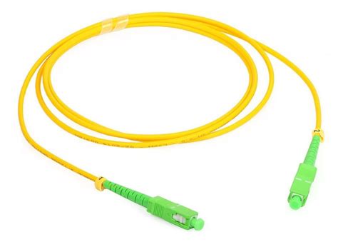 Patch cord SC APC SC APC simplex SM m wewnętrzne jednomodowe patchcordy FO Kable