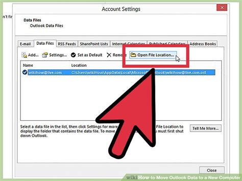 How To Move Outlook Data To A New Computer With Pictures
