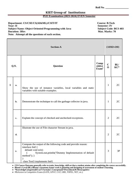 Cs Ai Ml Pdf Java Programming Language Computer Engineering