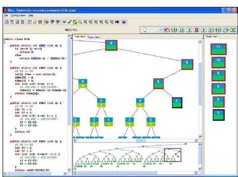 figure 1 from infovis interaction techniques in animation of recursive
