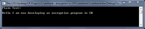 Jaydip Trivedi String Encryption And Decryption In C Console Application