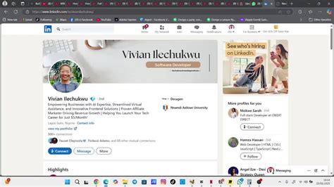 ernest eyube on linkedin lockedin episode 4 featuring vivian ilechukwu